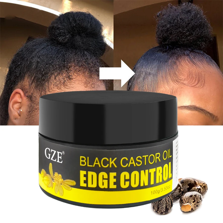 Gze Black Castor Extra Hold Braid,Loc,Twist Gel,Tames Frizz & Edges ...