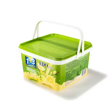 Brc Sedex Certificated Plastic Biscuit Bucket Eco Friendly Square ...