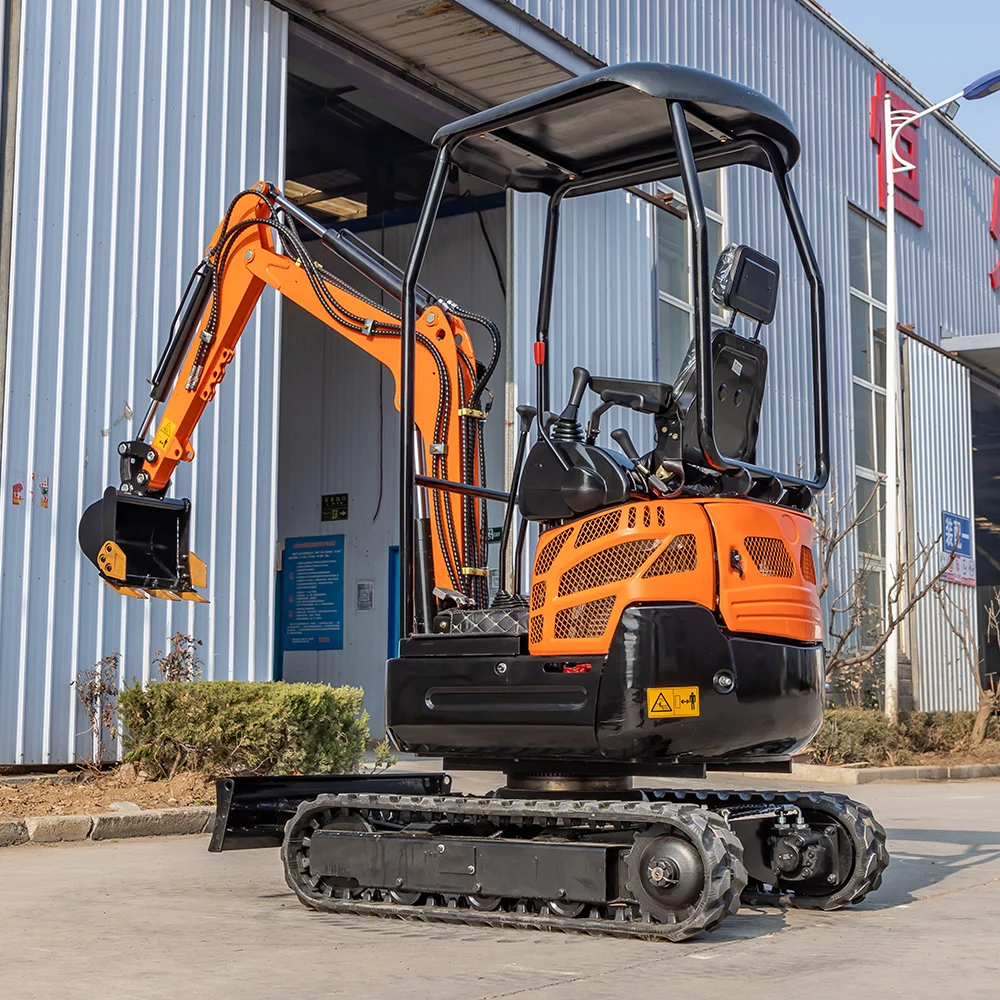 China New Machine EPA 1 Ton Micro Small Mini Excavators Digger ...