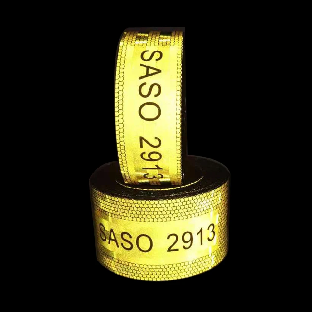 ECE Reflective Tape SASO 2913 Prismatic Adhesive Sticker Car Reflector ...