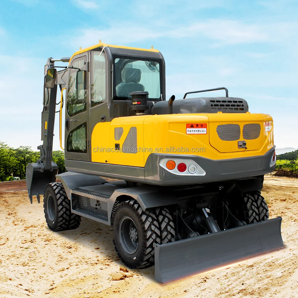 Digging Trenche Wheel Excavator - 6 Ton Earth Mover for Sale