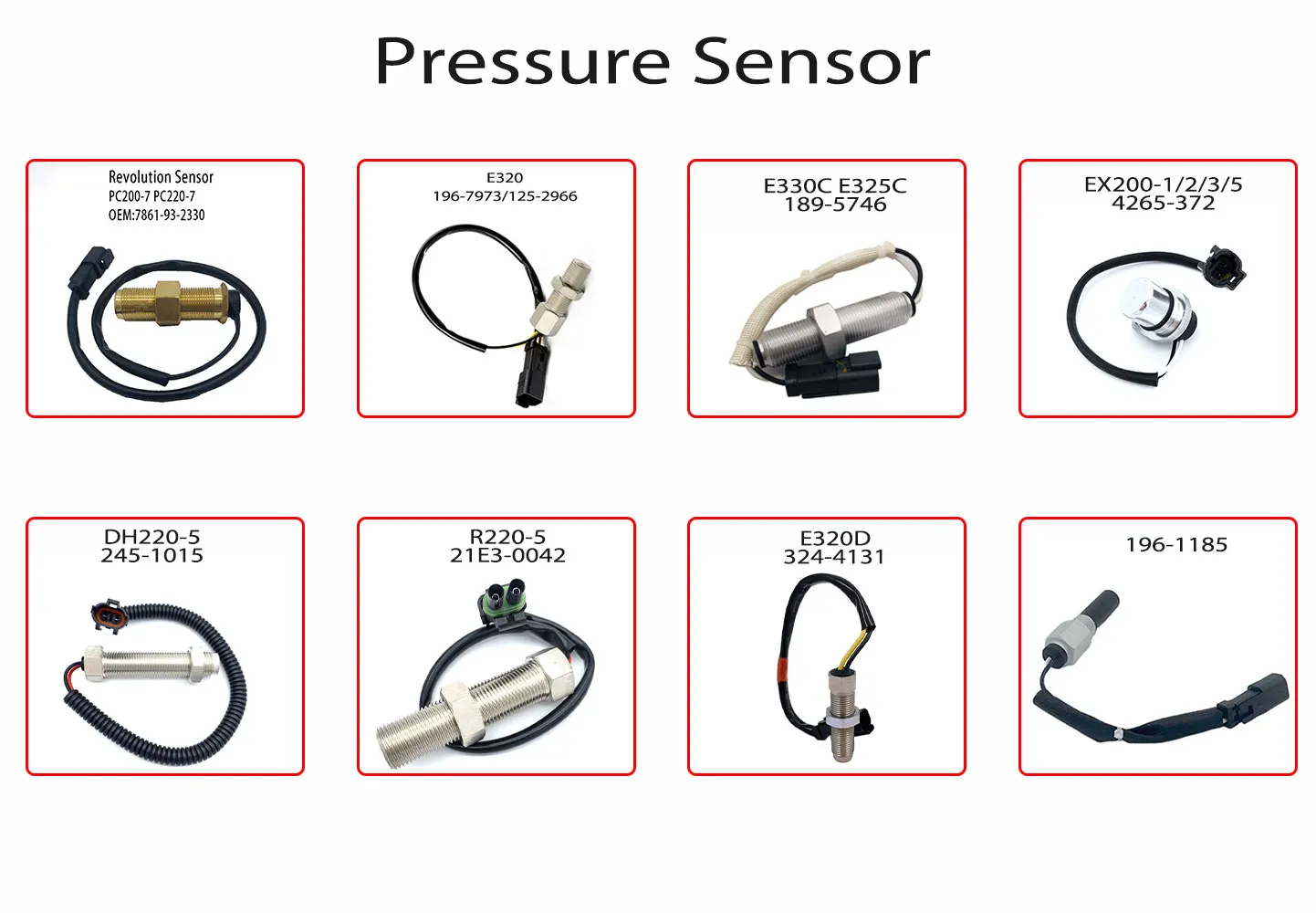 Excavator Pressure Sensor 31Q4-40520 for Hyundai R210-7