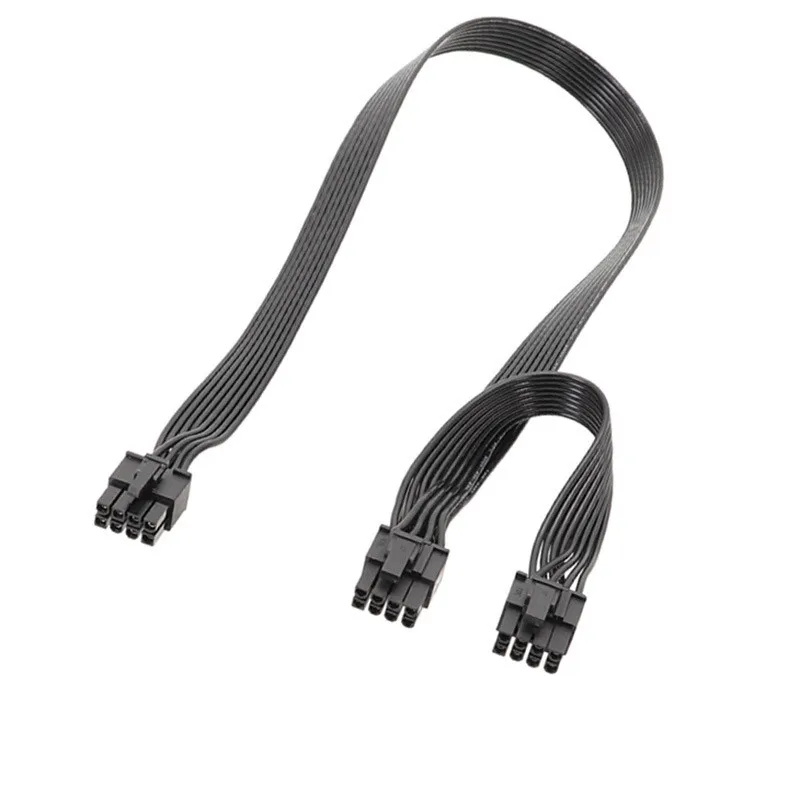 Power Supply Cable Pcie 8 Pin 1 To 2 Spliter Pci Express 8pin To Dual 6 ...