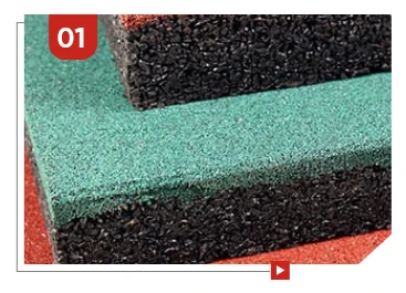 Durable Textured Ground Mats - Ideal for Outdoor Playgrounds