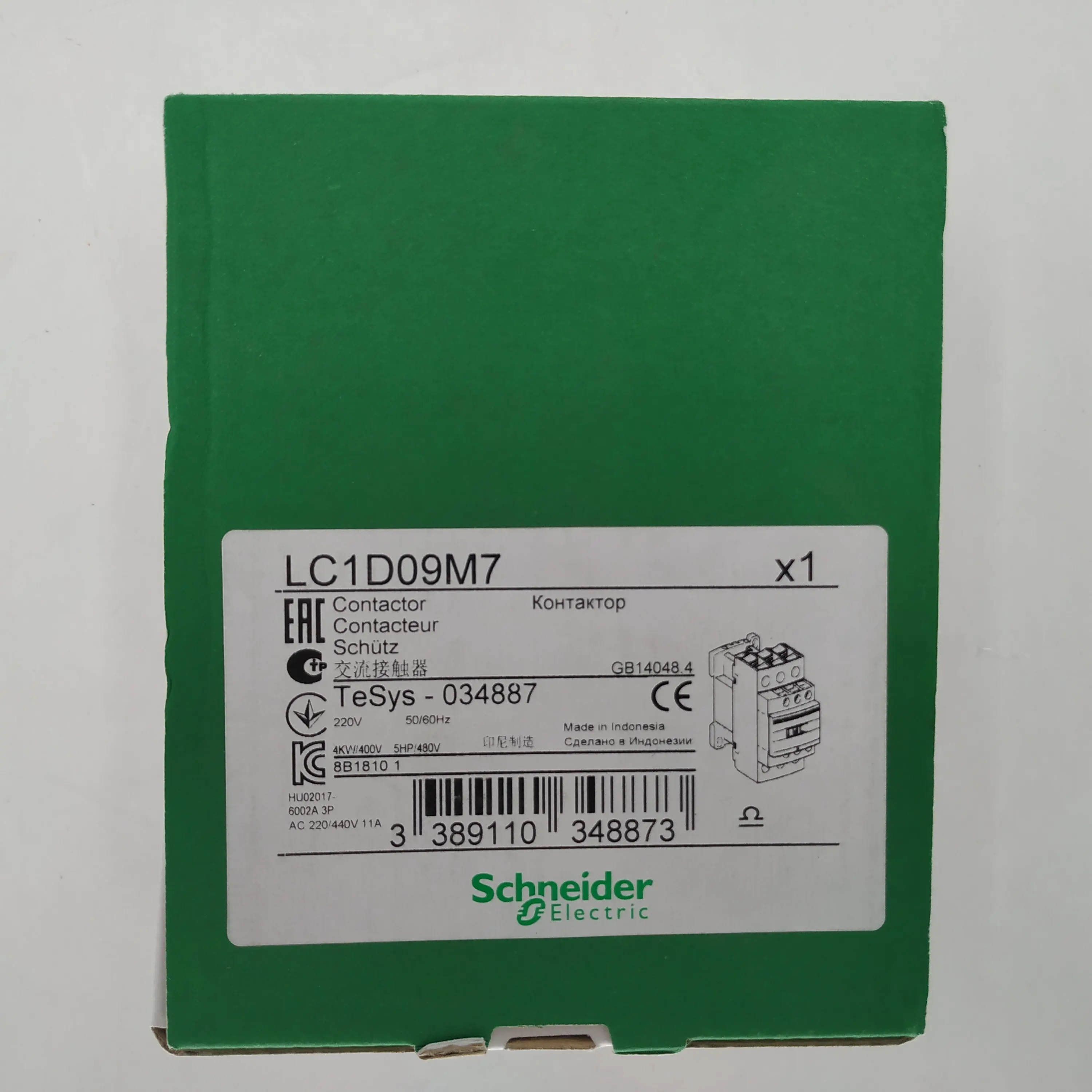 S-chneider Telemecanique Tesys Deca Contactores Series Lc1d 25a 4 Polos ...