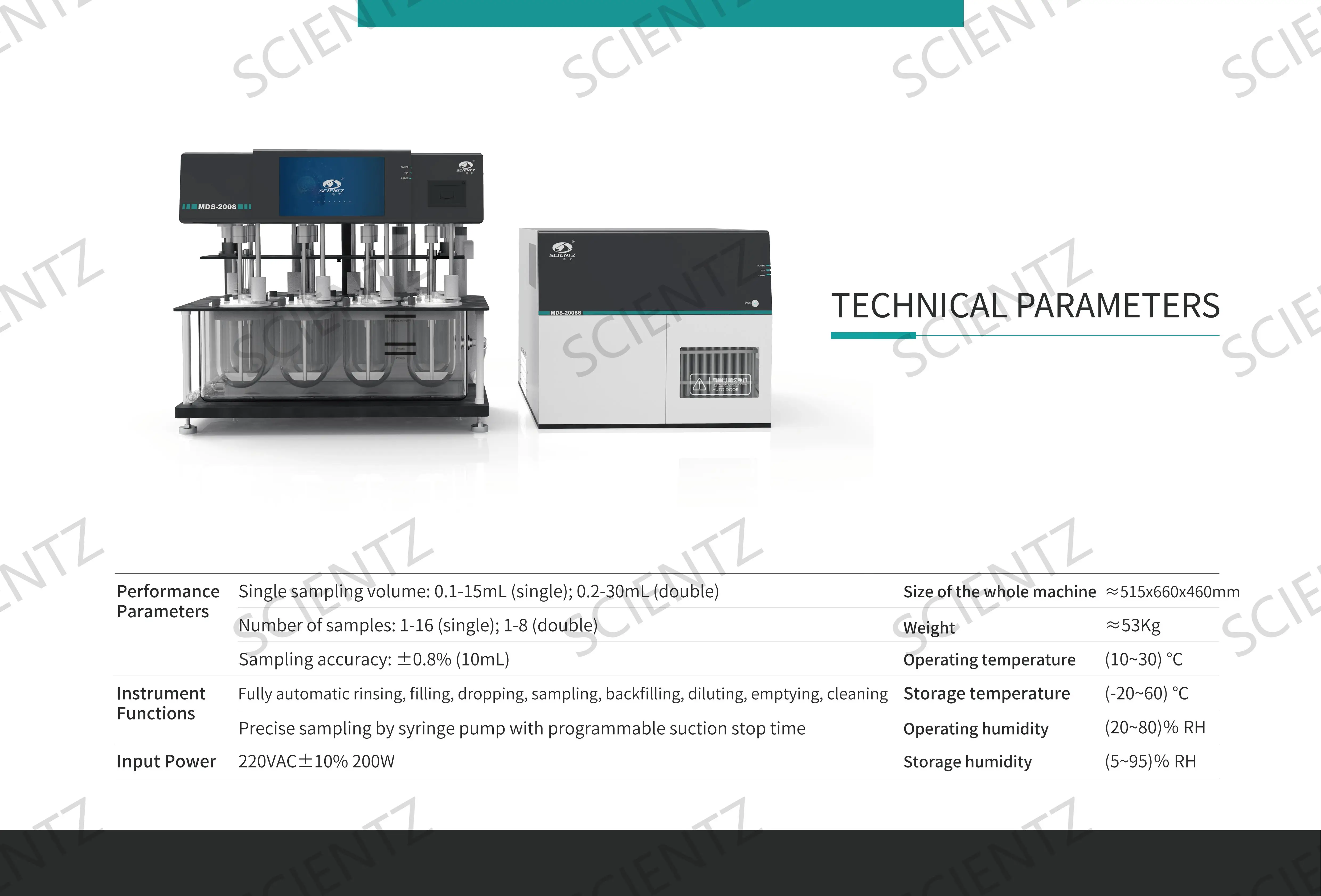 Scientz Mds-2008 8 Cups Testing Equipment Laboratory Instruments ...