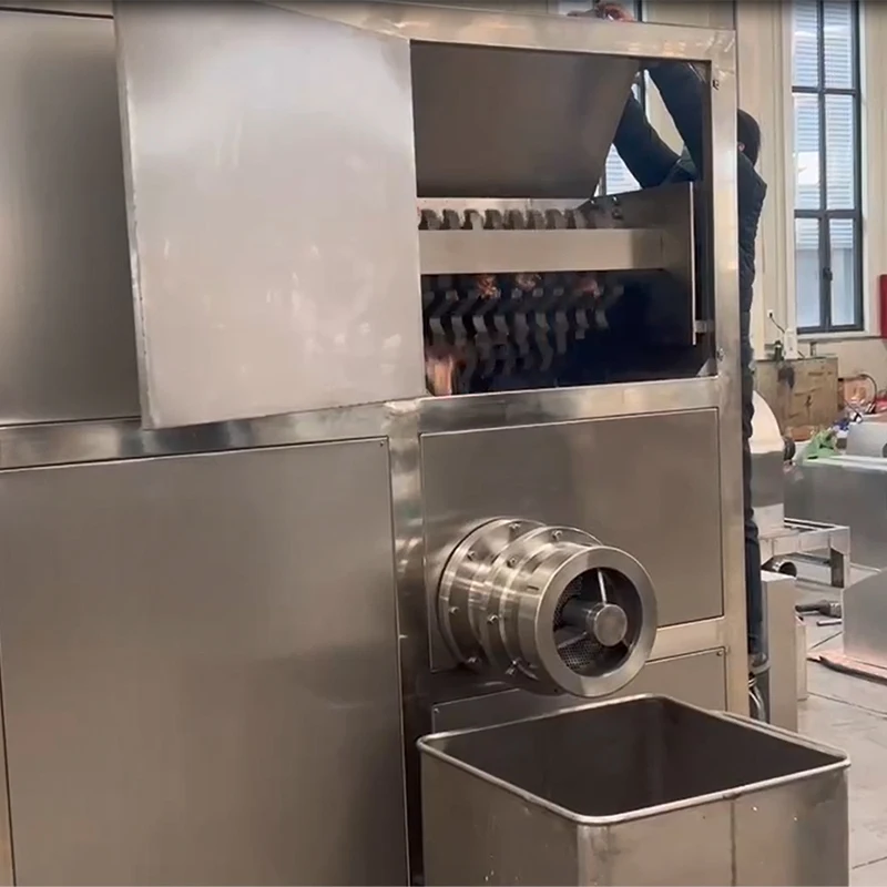 Industrial Beef Buffalo Cattle Bone and Meat Grinder Crusher Grinding ...