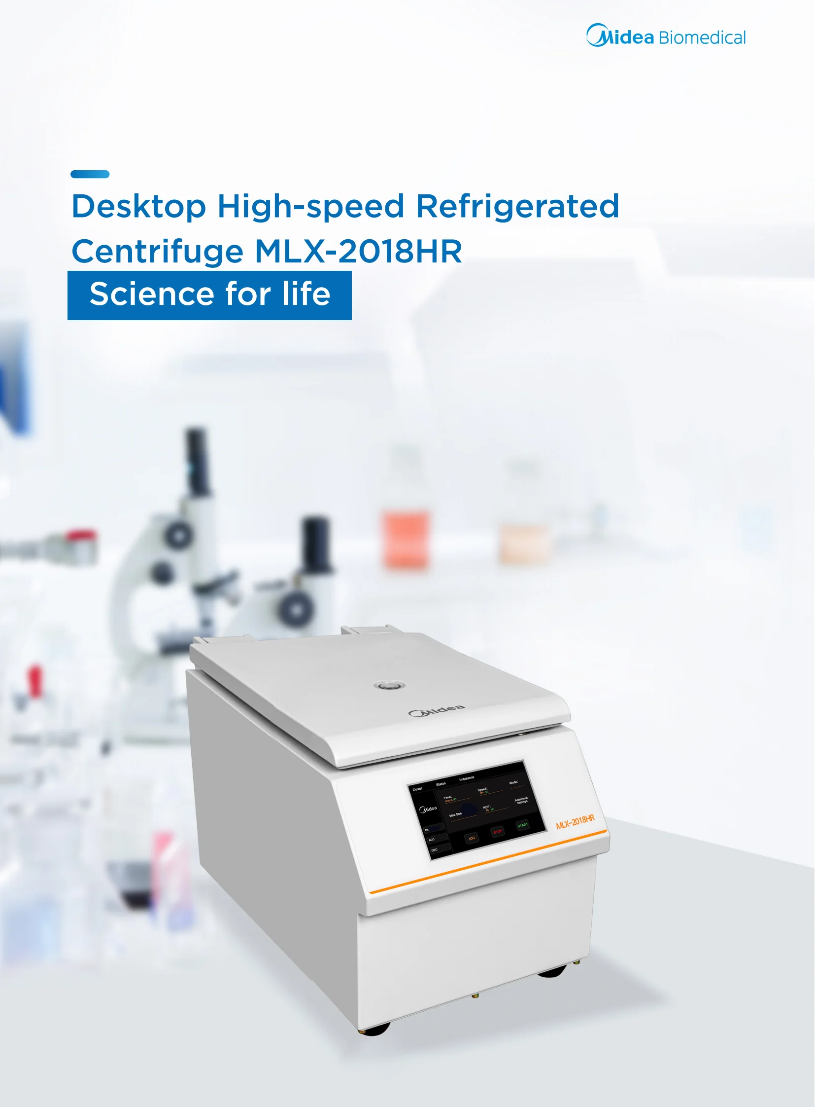High-speed Desktop Refrigerated Centrifuge Mlx-2018hr Stainless Steel ...