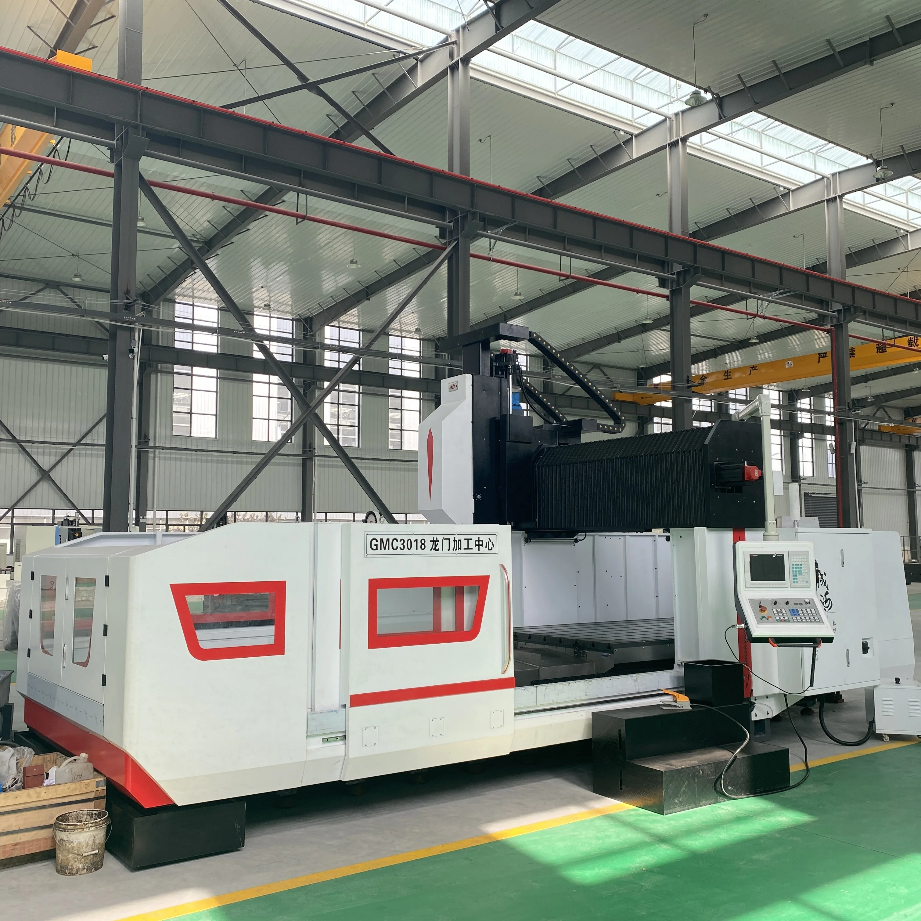 Heavy Duty Cnc Gantry Machining Center Gmc3018 Double Column Gantry Milling Machine - Buy Cnc ...