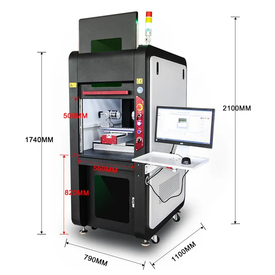 ARGUS Uv Big Enclosed Laser Marking Machine - High Precision