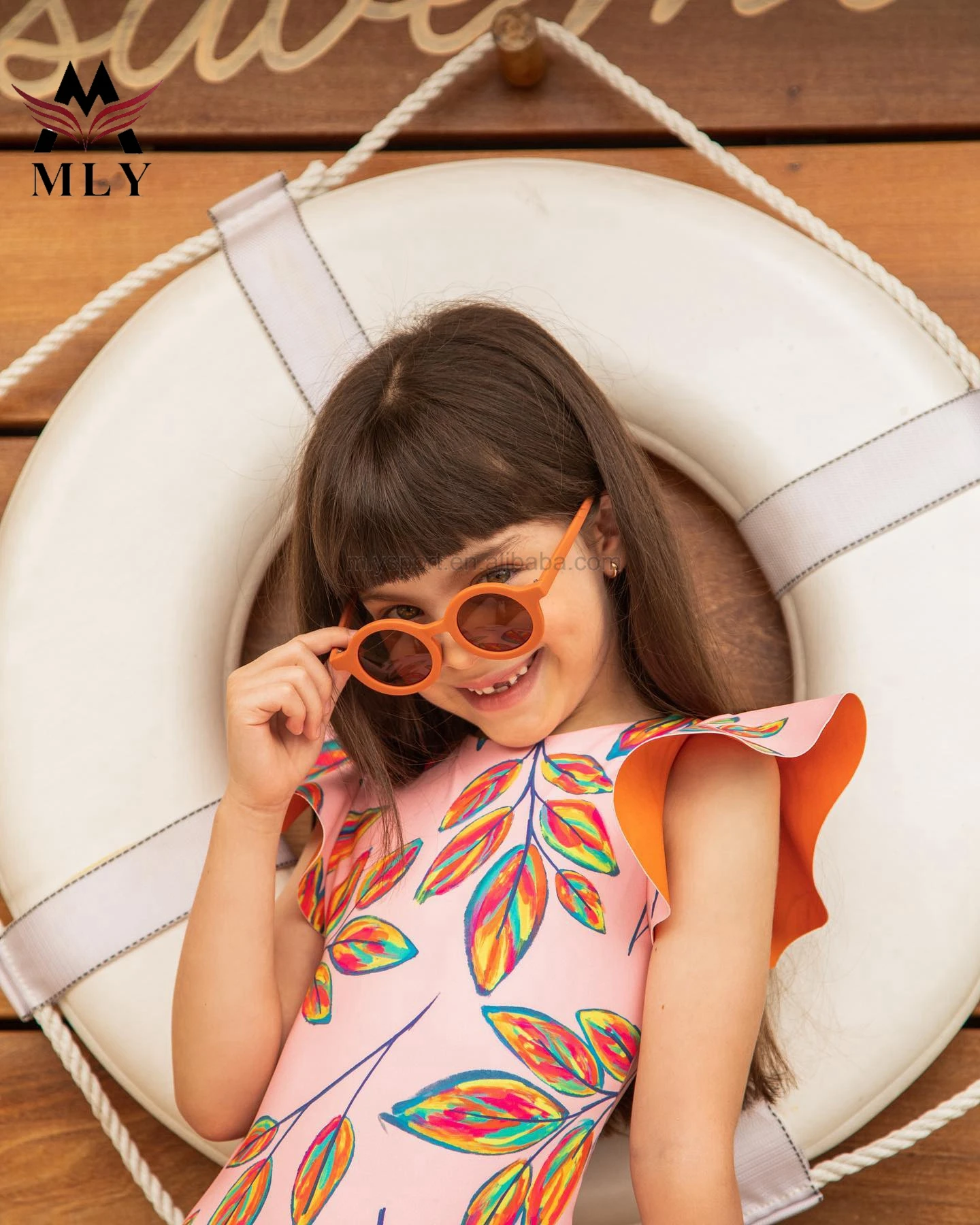 MLY Digital Printing One Piece Custom Kids Swimwear Girl Children ...