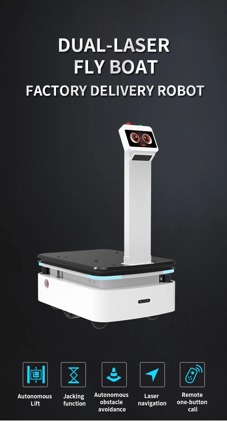 Reeman Smart Mobile Amr Robot Chassis 300kg Autonomous Obstacle Avoidance Agv Robot Warehouse ...