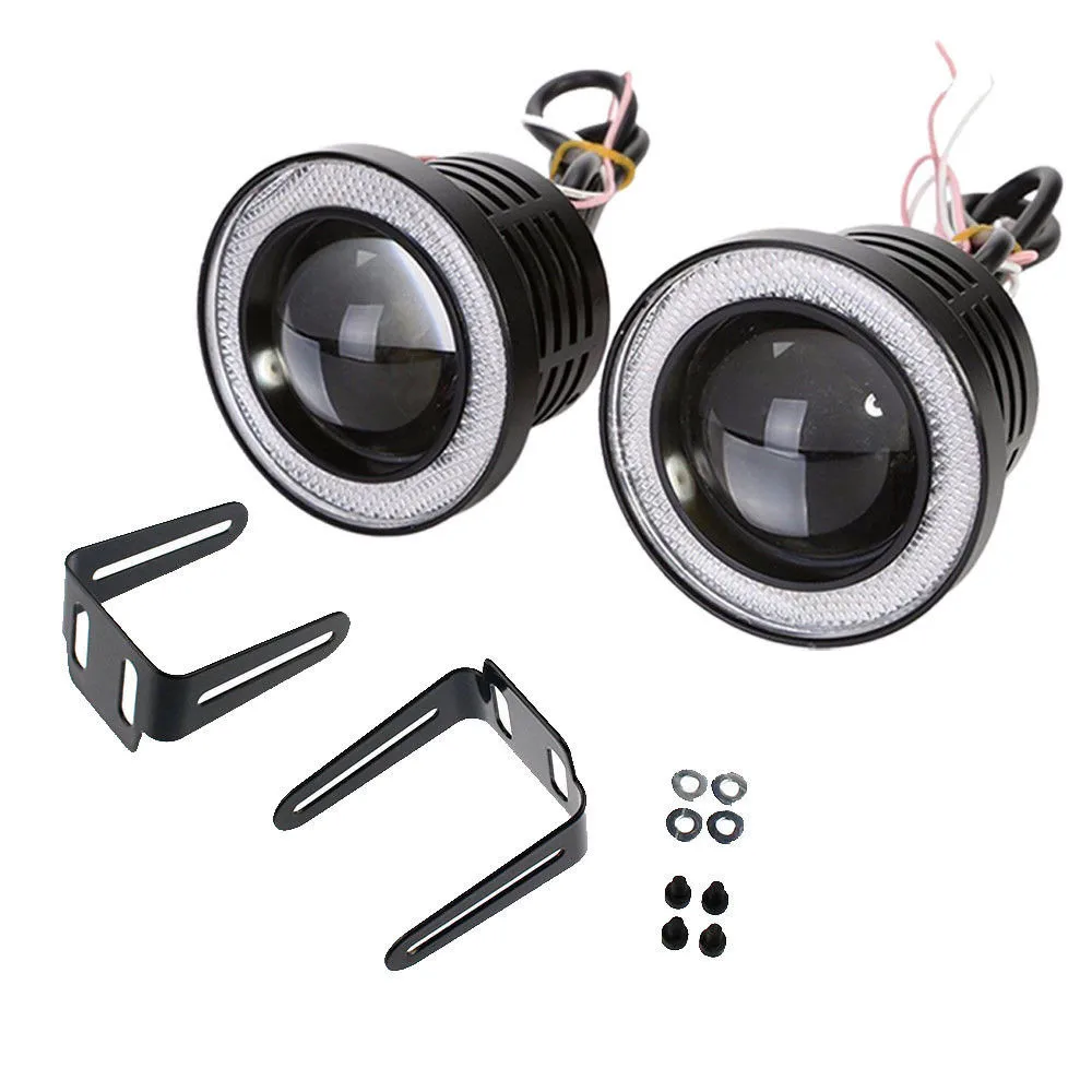 3.5 Inch Fog Lamp Worklight Light With Angel Eyes Car Led Fog - Buy Fog ...