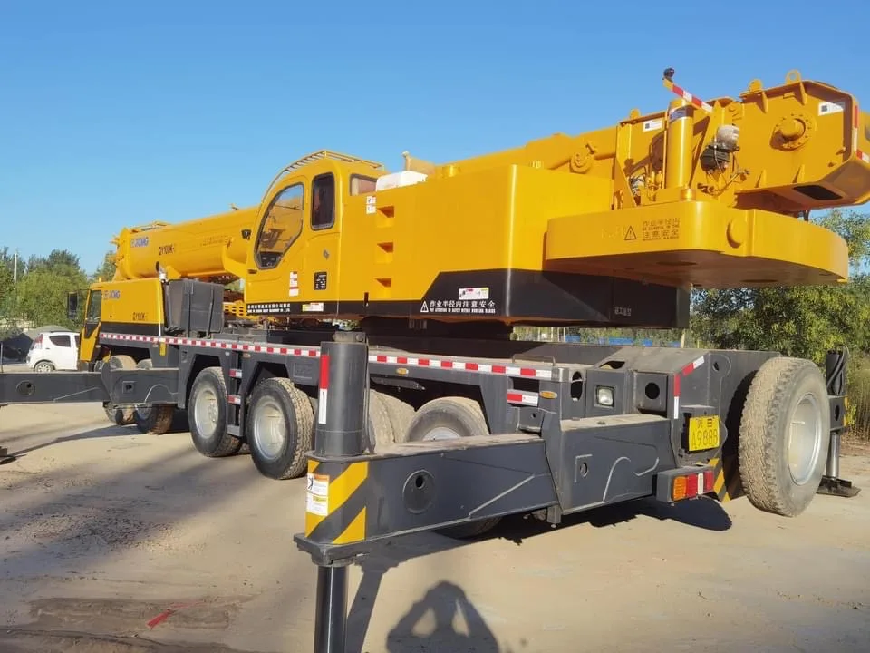 Second-hand Xc Mg Qy100k Crane 100 Ton Full Hydraulic Truck Crane With ...