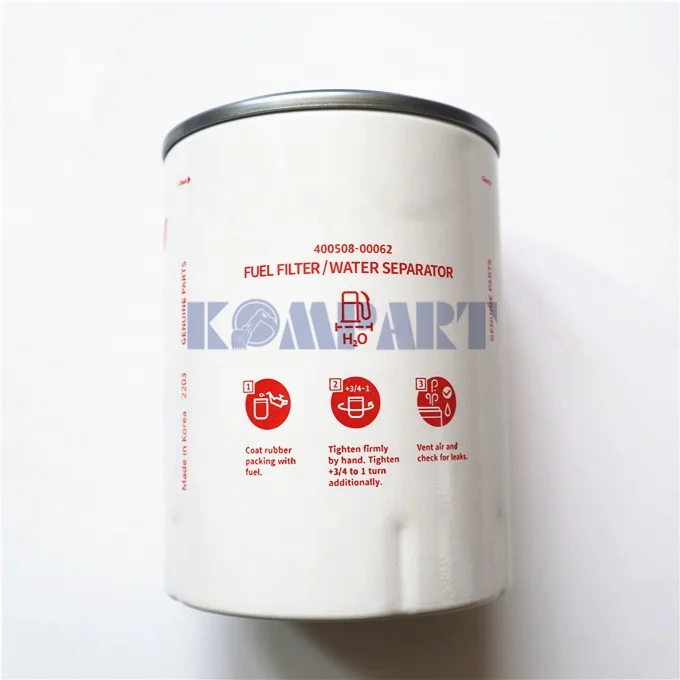 挖掘机筒式燃油滤清器400508-00062 400508-00178 1kg，用于DX150 DX215 DX225 DX260-9C工程 ...