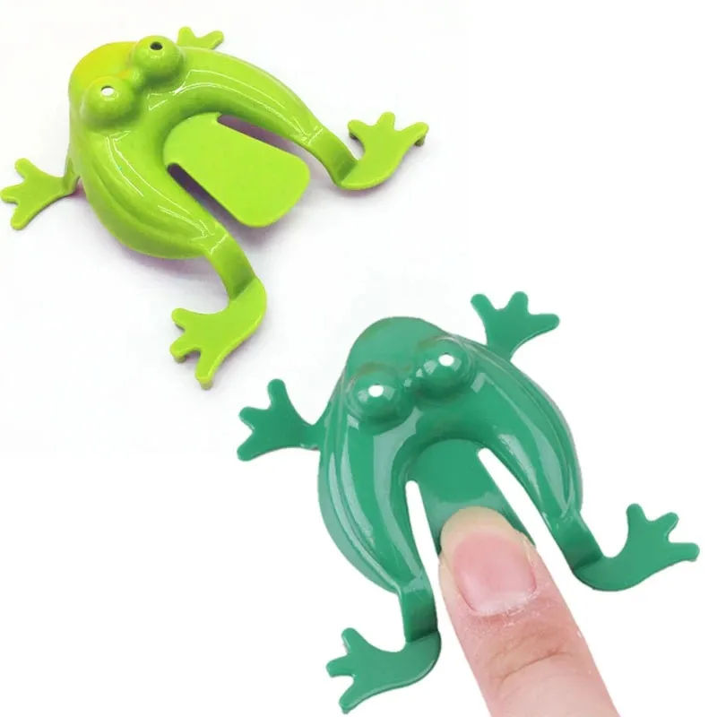 12 Pcs Jumping Frog Bounce Fidget Toys For Kids Novelty Assorted Stress ...