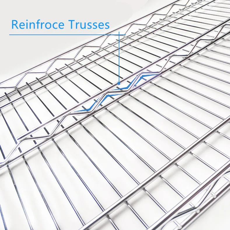 Display Racks Wire Shelving Heavy Duty Shelving Stacking Racks Storage ...