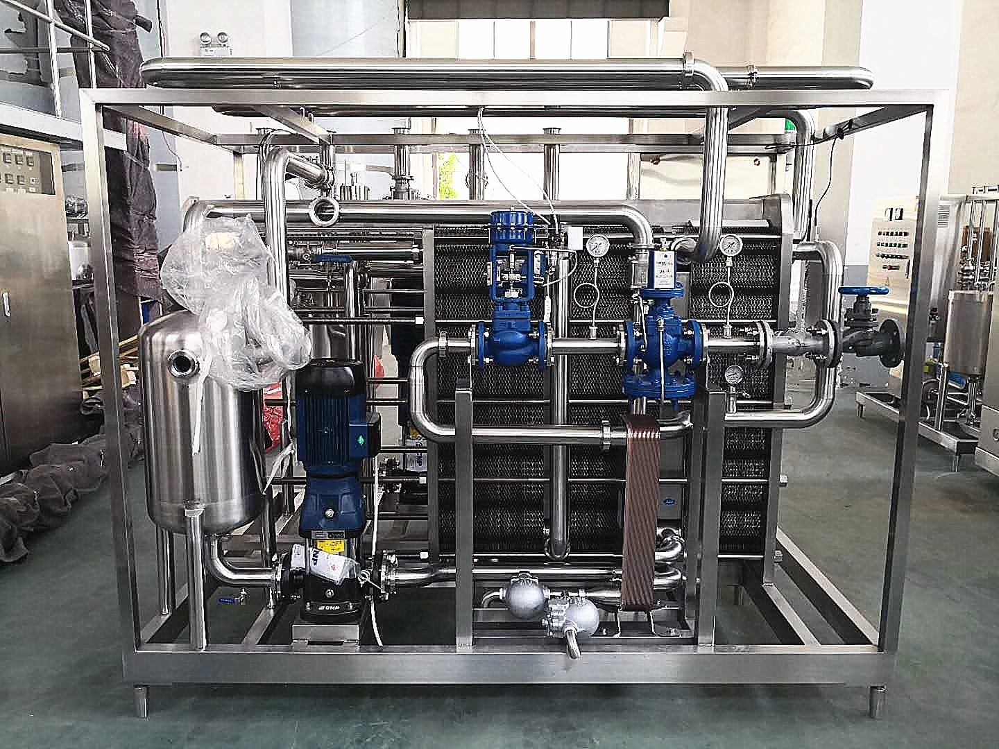Automatic Plate Pasteurizer - Efficient Milk Pasteurization