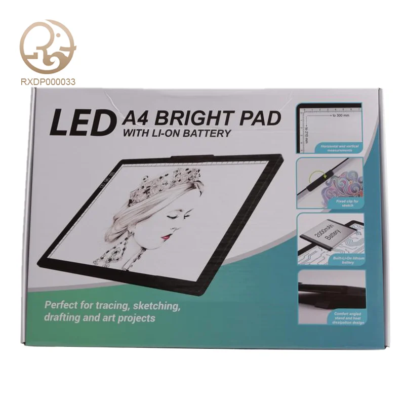 A4 light pad led drawing tracing board rechargeable led light tablet ...