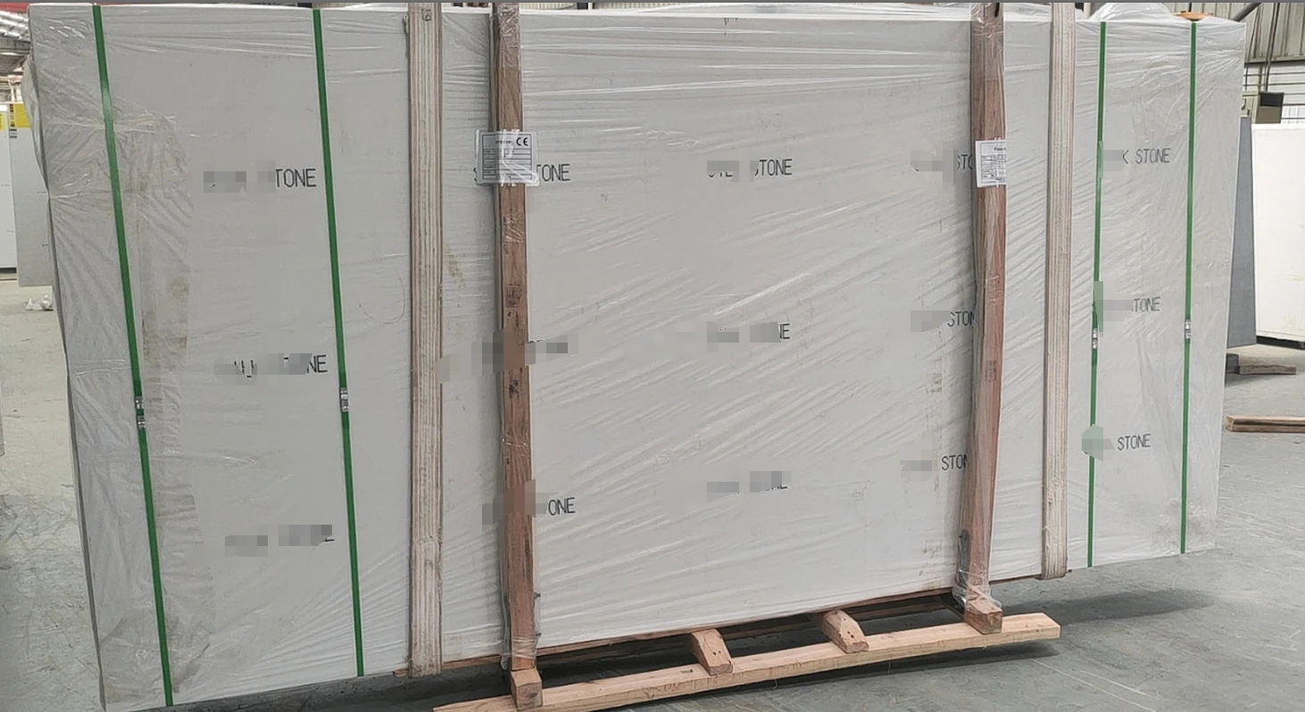 Big Slabs Polished Grey Quartz Countertops White Veins Grey Quartz ...