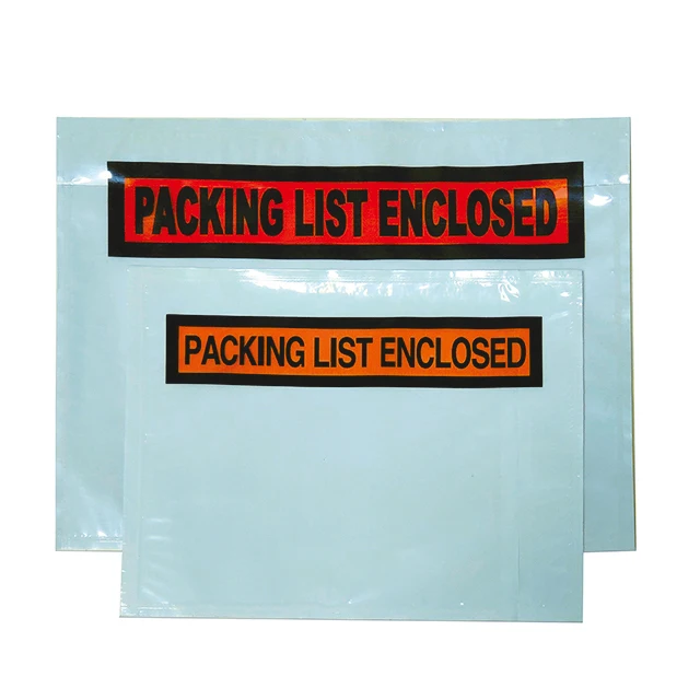 High Quality Invoice Packing Slip Self-adhesive Waybill Pouch Printing ...