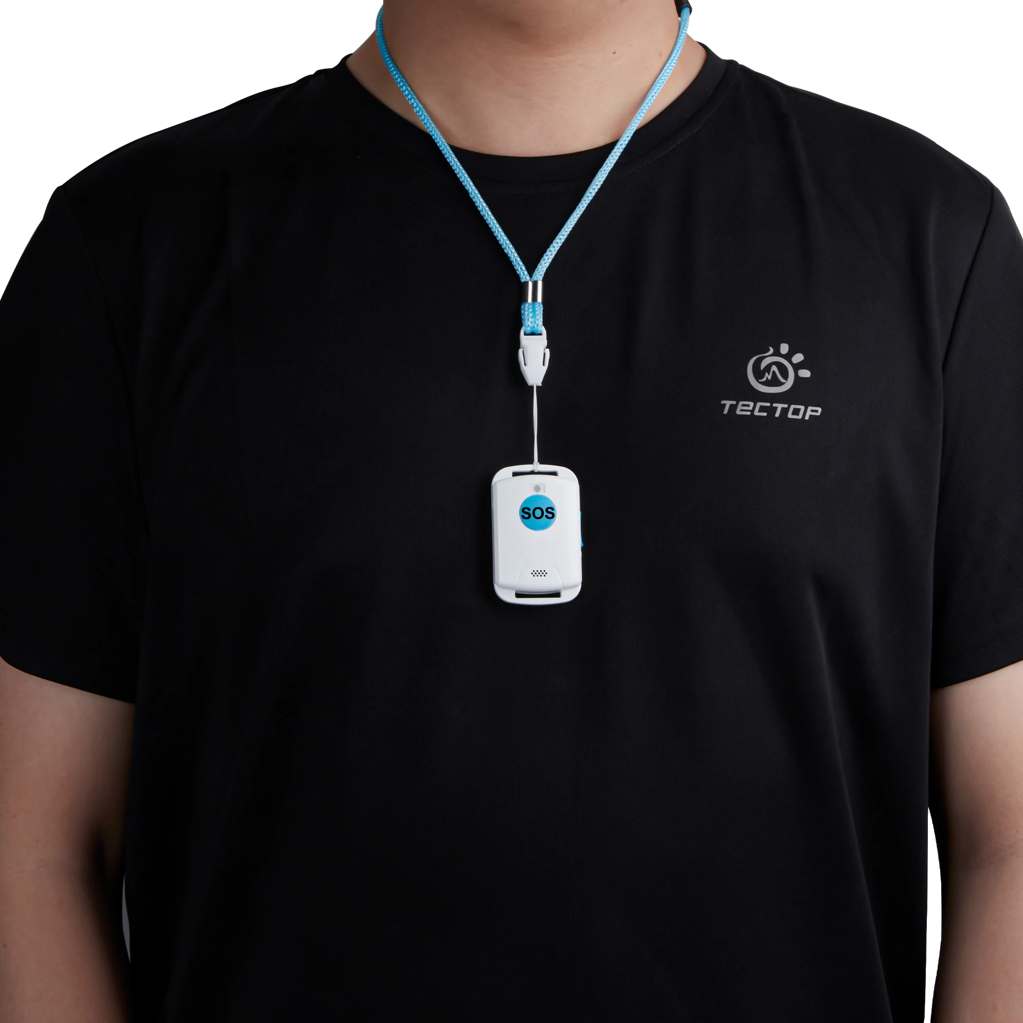 Portable Wearable Remote Control Sos Panic Button Alarm One Key ...