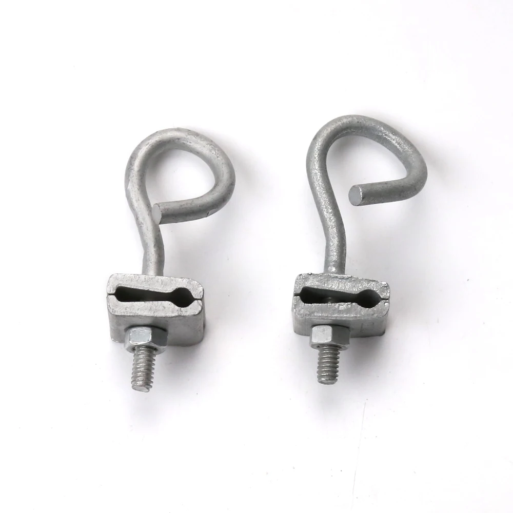 Pole Line Hardware Fiber Optic Cable Q Span Clamp - Galvanized Steel ...