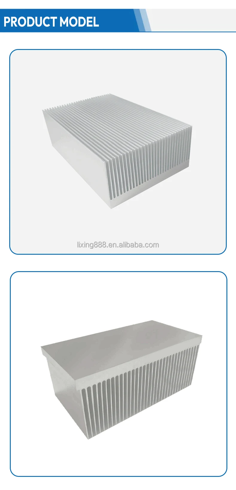Aluminum Profile Custom Heatsink Design Factory 6063 Aluminum Extruded ...