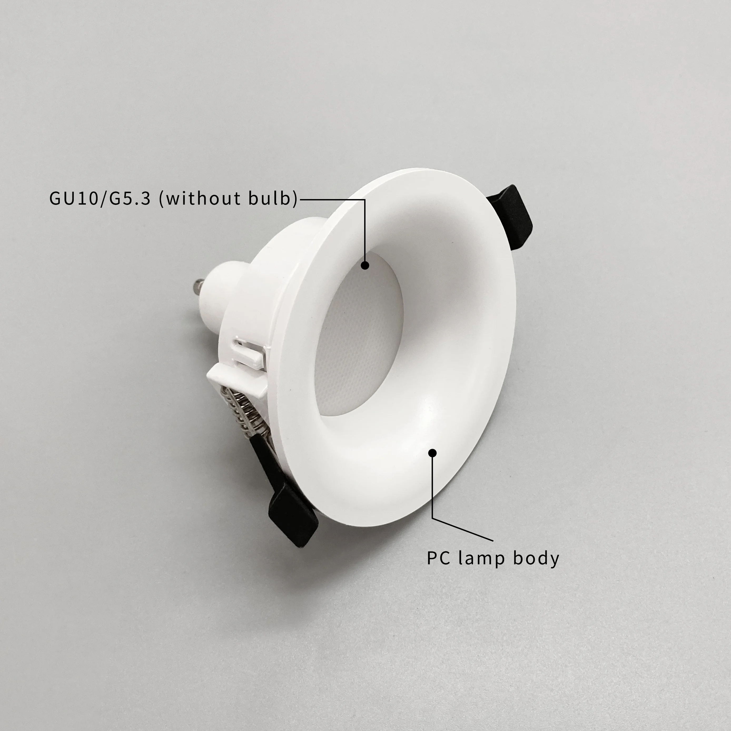 Hot Selling Gu10 Fixture Spot Light Housing Plastic Mr16 Housing - Buy ...