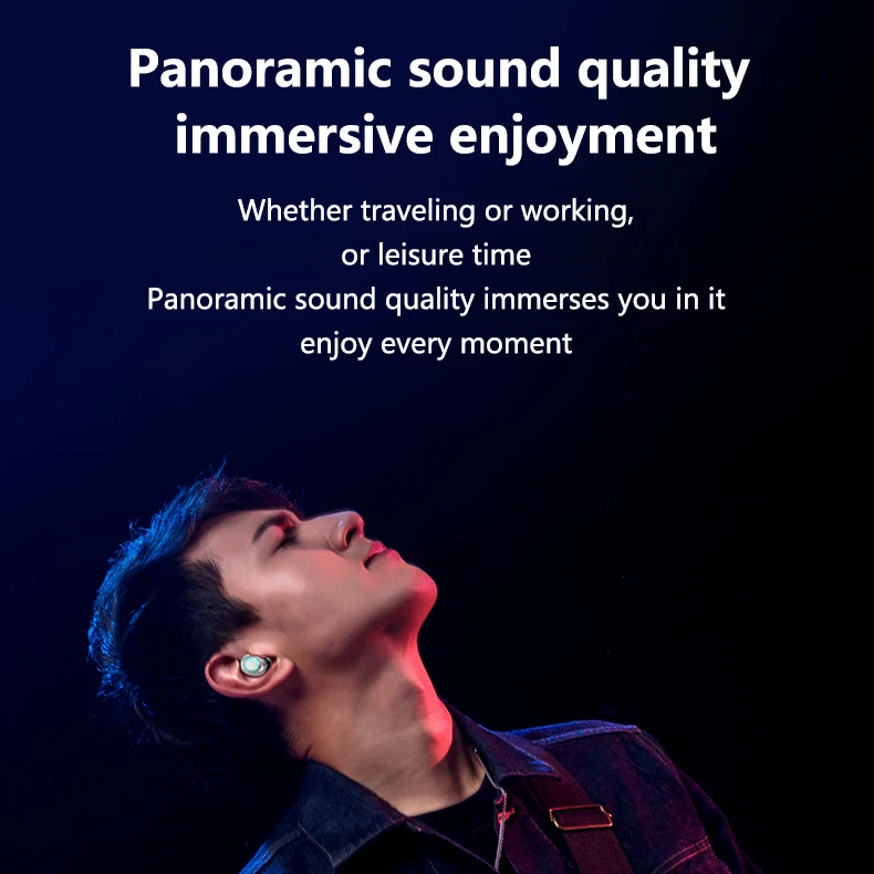 Dx-01 Gaming Tws Earbuds Breathing Light Earphone Wireless Bass Stereo ...