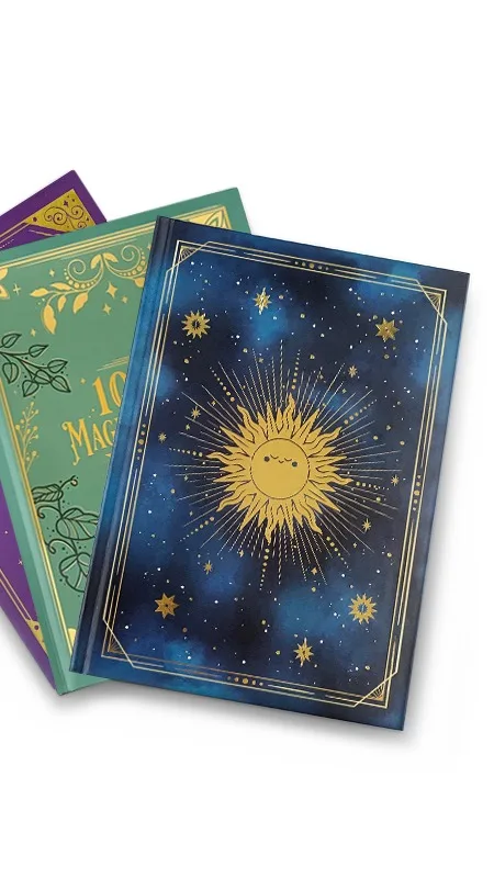 Diary Notebook Printing Service Custom Size Hardcover Gold Rim A5 ...