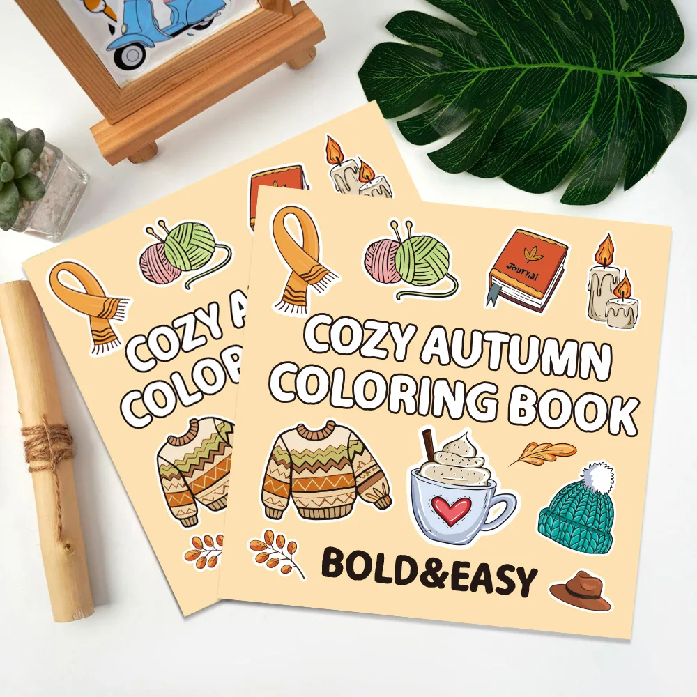 Custom Coloring Books for Kids Children Perfect Bound Soft Cover Kawaii ...