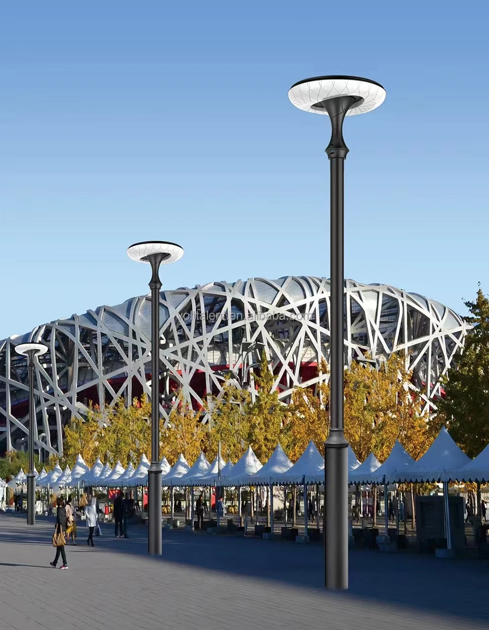 Volttalent Led Garden Light Landscaping Fixture Bollard Lamp ...