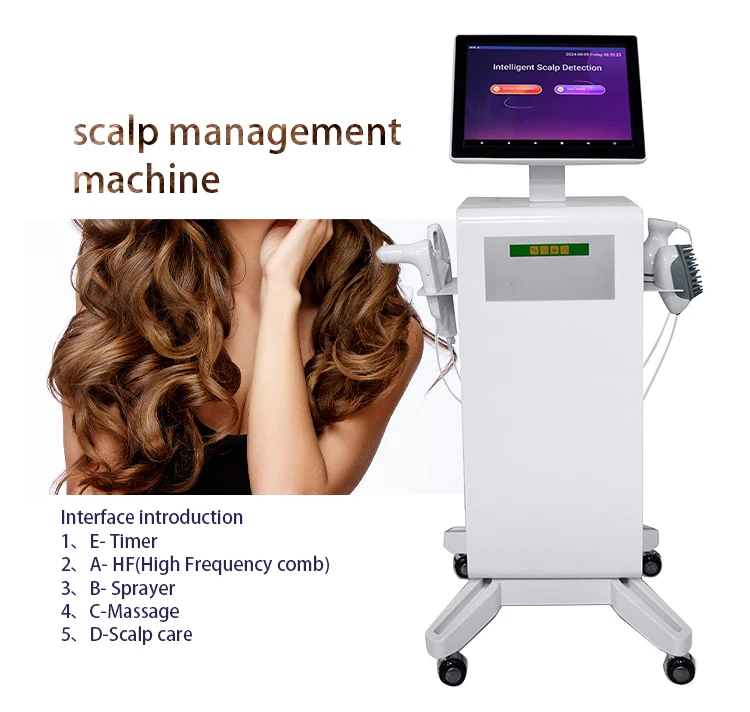 SXKEYSUN HD Hair Follicles Hair Scanner Scalp Detector Skin Analyzer ...