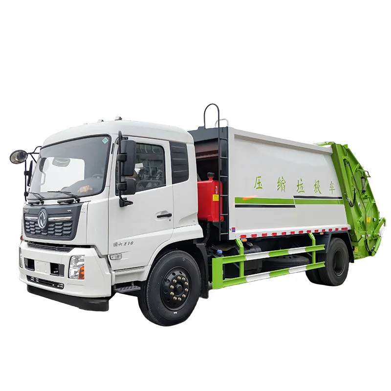 Garbage Cleaning And Compression Garbage Truck Unique Factory Design ...
