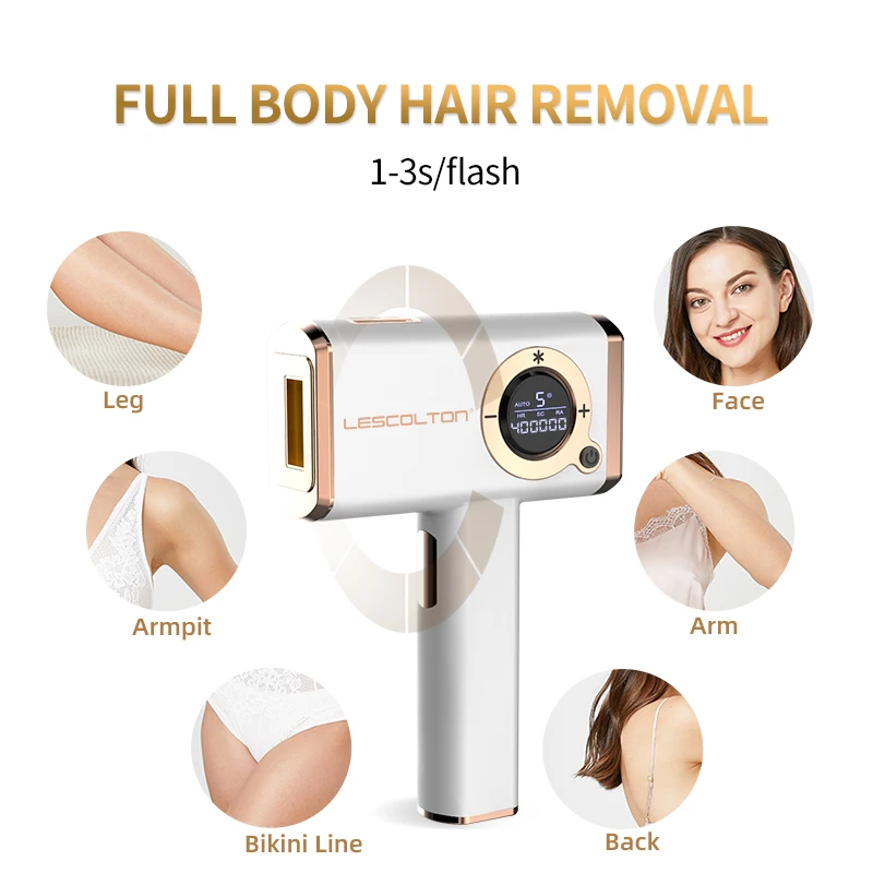 Best Ice Cooling Ipl Laser Freezing Point Hair Removal Home Use ...