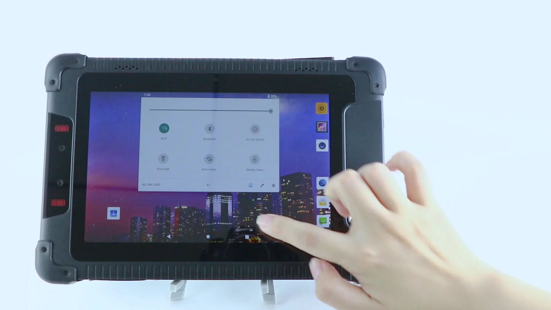 8 Inch Nfc Ip65 Sunlight Visible 1000nits Android 4g Rugged Tablet ...