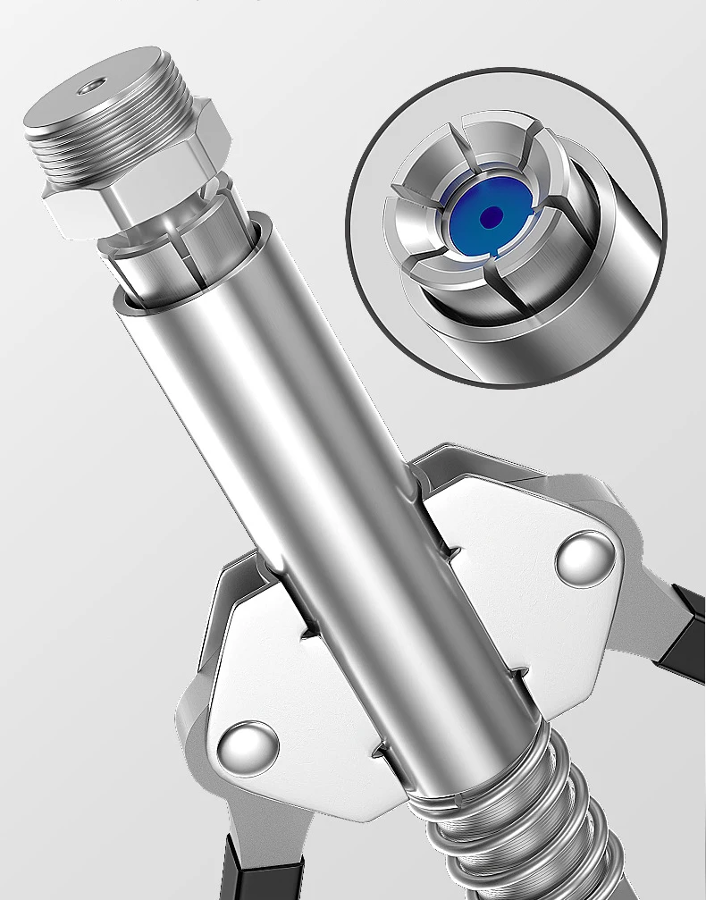 Quick Release Spring Loaded Grease Gun Coupler Fits All Grease Gun ...