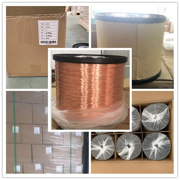 Cca Ccam Line Copper Clad Aluminum Magnesium Wire 10% 15% Enameled Wire ...