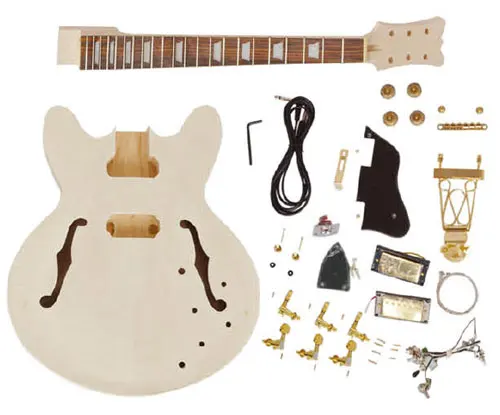 Diy Jazz Guitar Kit Electric Guitar 6 Strings Wholesale Buy Guitar Kits Diy Guitar Guitar Diy