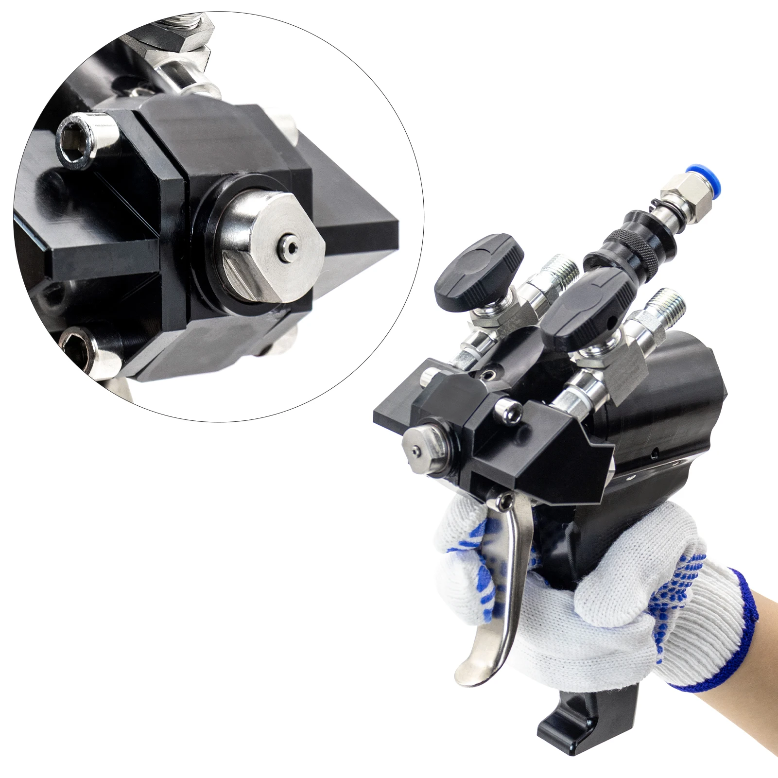 Self Cleaning Polyurethane Spray P2 Gun for Spraying Insulation ...