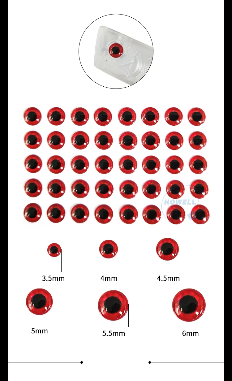 3D Fish Eyes - Realistic Holographic DIY for Fishing Lures