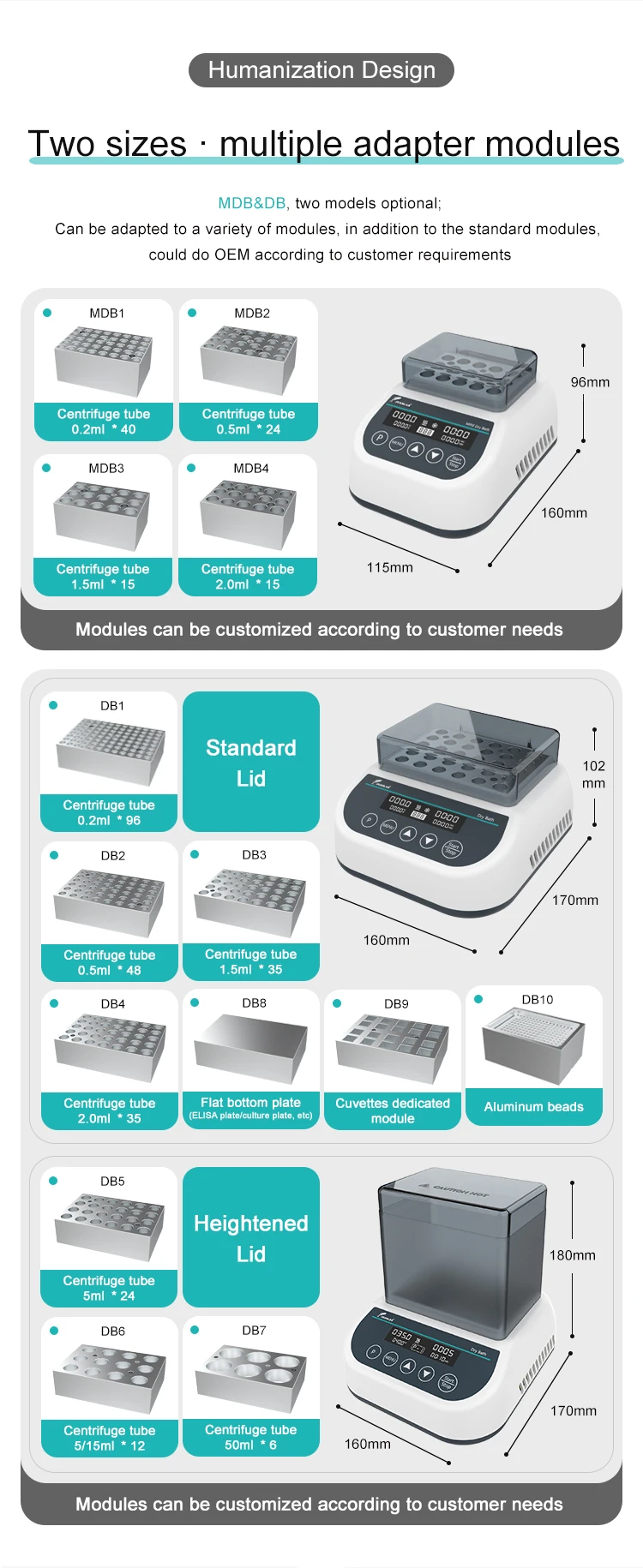 Joan Laboratory Heating Metal Block Dry Incubator Bath