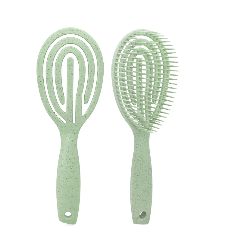 Eco-friendly Detangler Hair Brush - Wheat Straw Stylish