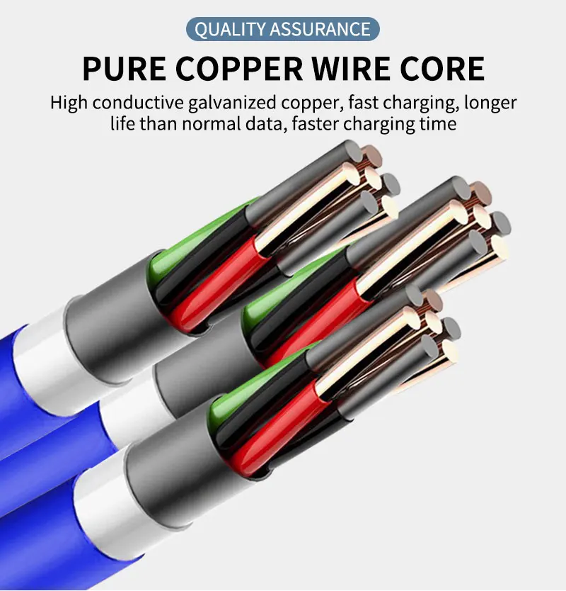 Kabel Data Line Cabo Cabos Usb To Type C Fast 3 In 1 Charging Cable ...
