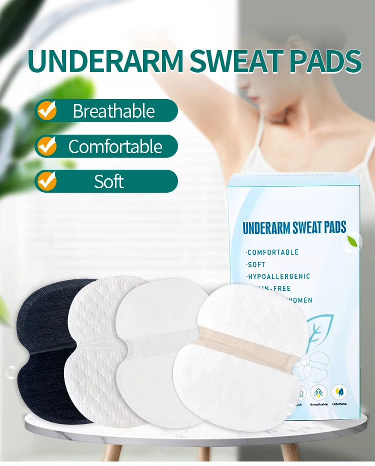 Anti Underarm Sweat Pad Portable Disposable Underarm Armpit Sweat ...