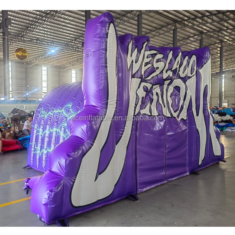 Customized Inflatable Tunnel Tent Entrance For High School Soccer Sport ...