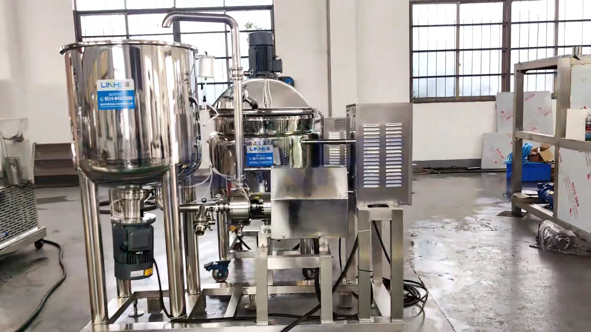 Customized Liquid Soap Homogenizing Mixer Dishwashing Liquid Laundry ...