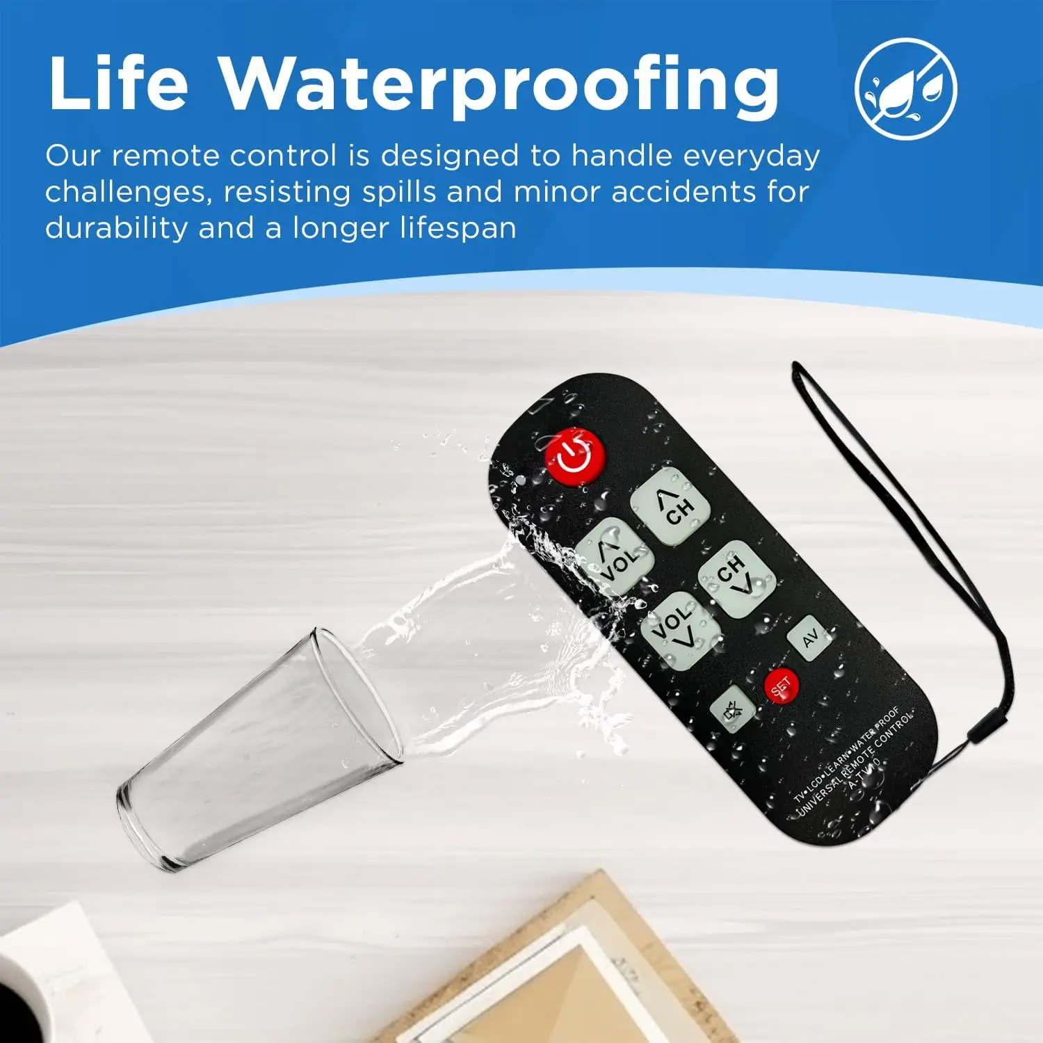 Large-Button Senior Remote: Easy, Learnable. for TVs/Boxes. Dementia ...