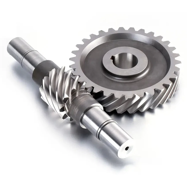 Custom Large Diameter Toothed Helical Cylindrical Ring and Pinion Worm ...